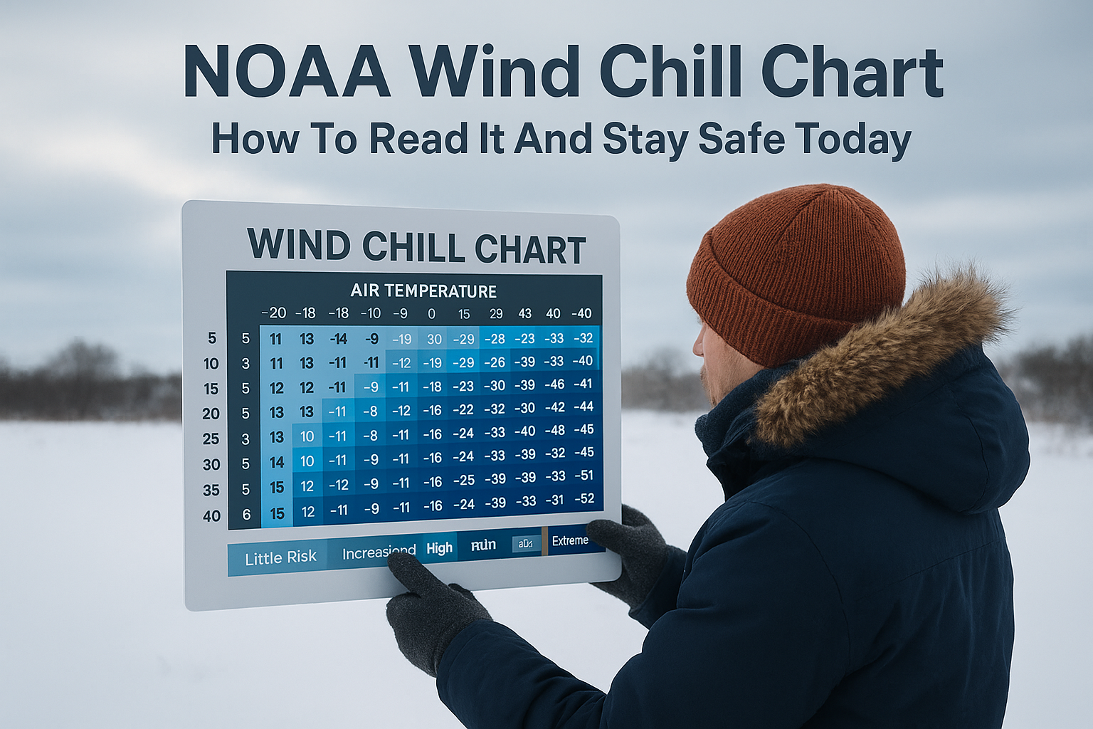 NOAA Wind Chill Chart: How To Read It And Stay Safe Today – Wrmth.ca